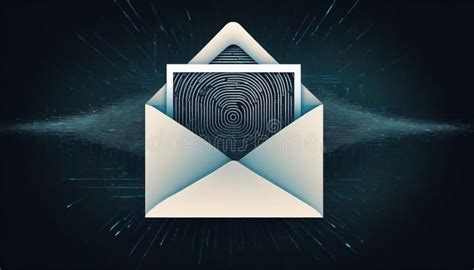 Email Encryption Representation Of An Email Enveloped In Layers Symbolizing The Secure