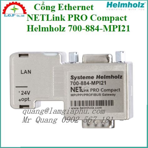 Cổng Ethernet Netlink Pro Compact Systems Helmholz 700 884 Mpi21