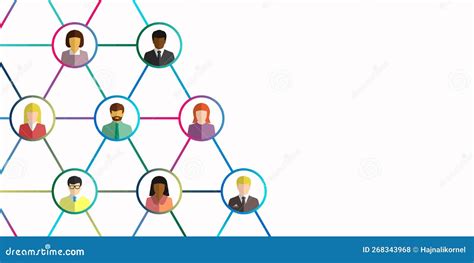 Network And Networking Concept With Diverse Group Of People Connecting
