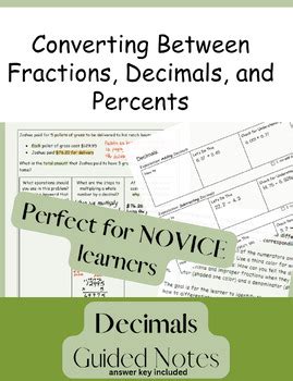 Decimal Operations Guided Notes By Kept Curriculum Ook Tpt