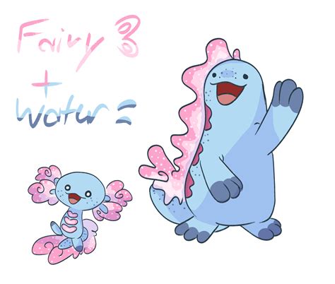 Wooper And Quagsire But I Made Them Water Fairy Types R Pokemon
