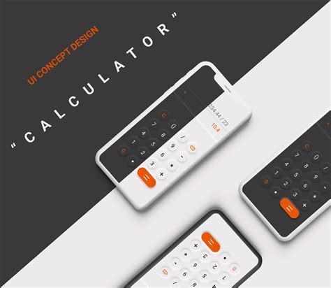 Calculator UI Concept On Behance Calculator UI Concept On Behance
