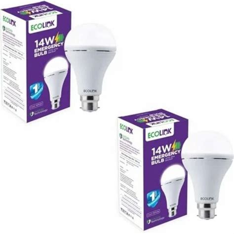 14w Ecolink Emergency Led Bulb Cool White At Rs 305 Piece In Kota Id 2855144370930