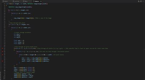 again stuck on blur function in pset 4 code seems correct even when comparing to others code