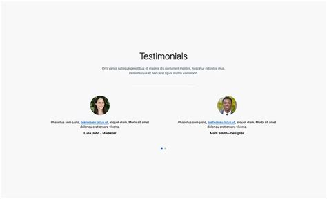 Bootstrap Client Testimonials Slider Example Bootstrapbrain