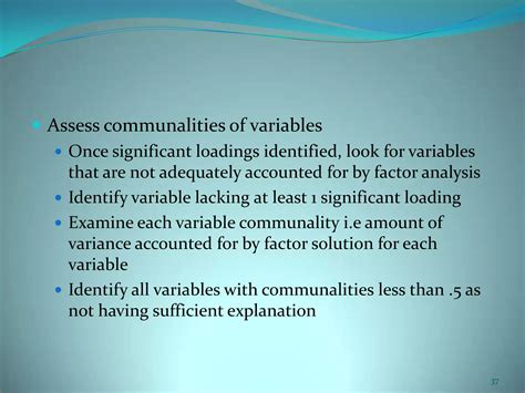 Factor Analysis In Research Pptx