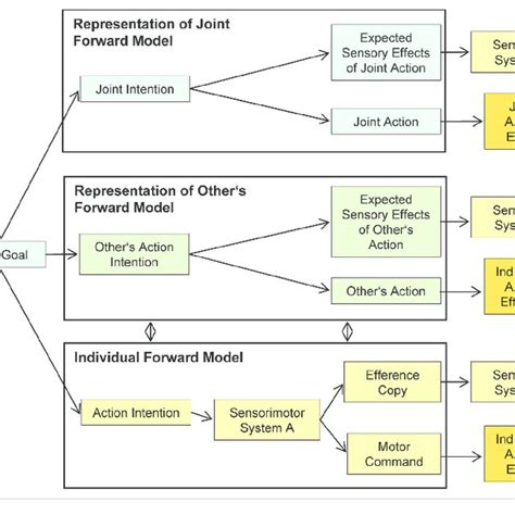 Tentative Forward Model For Action Coordination In Coordinative
