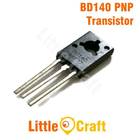 Bd140 Bipolar Bjt Single Transistor Pnp 80v 12 5w 1 5a [to 126] Lazada