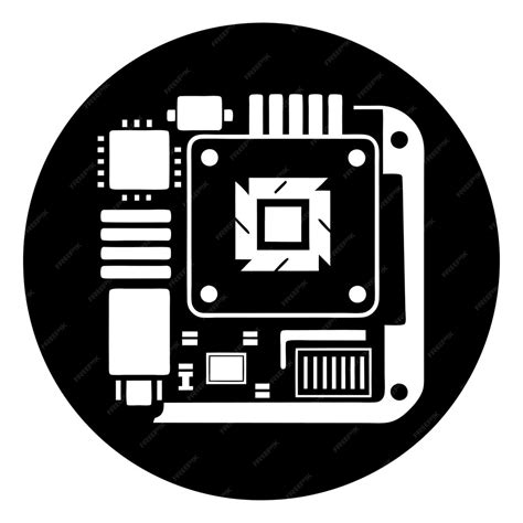 Premium Vector Computer Hardware Components Parts And Devices