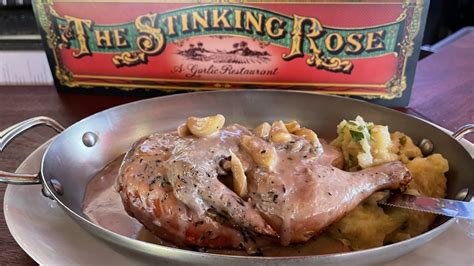 The Stinking Rose The San Fran Restaurant With Garlic All Over The Menu