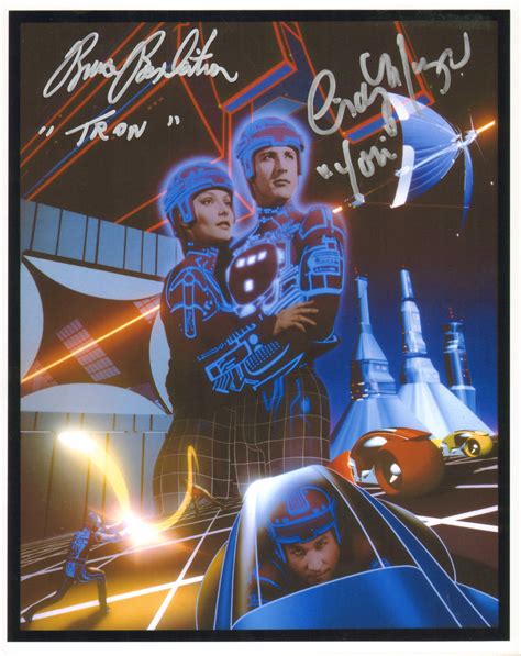 Bruce Boxleitner As Tron Alan Bradley And Cindy Morgan As Lora Baines Yo