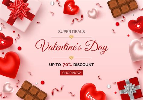 Valentines Day Deals Template Postermywall