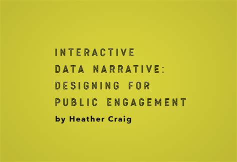 Interactive Data Narrative Designing For Public Engagement MIT Open Documentary Lab