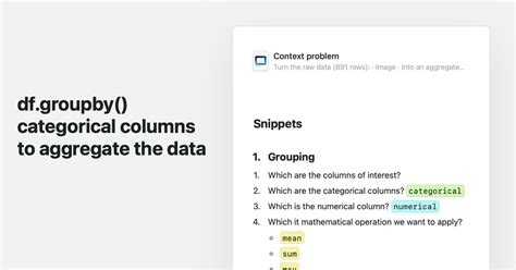 Jesus Lopez On Linkedin Df Groupby Categorical Columns To Aggregate The Data