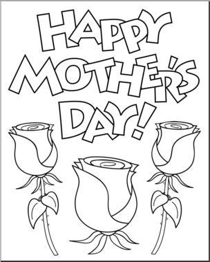 Black And White Clip Art For Mother S Day 20 Free Cliparts Download
