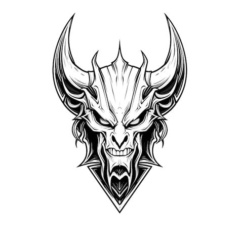 Premium Photo Devils Skull In Vector Pop Art Style