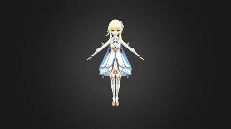 Genshin Impact Lumine Download Free 3d Model By Archiveblue51121 [b715cee] Sketchfab