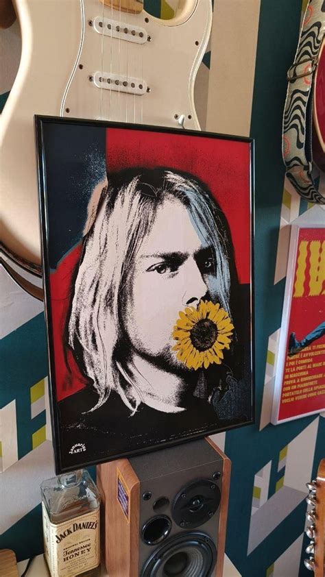 Kurt Cobain Nirvana Poster Numbered And Signed Etsy