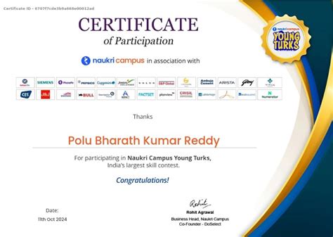 Nauarkicampusyoungturks Youngachiever Leadership Innovation Polu Bharath Kumar Reddy