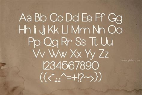 优雅美观的英文无衬线圆体字体 Rokey 艺字网