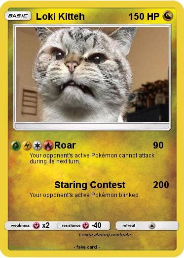 Pokémon Loki Kitteh Roar My Pokemon Card