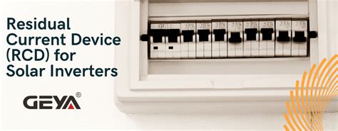 Residual Current Device RCD For Solar Inverters