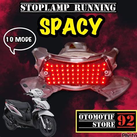 Jual Stoplamp Running Spacy Karbu Injeksi 10 Mode Shopee Indonesia