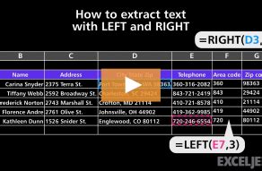 Excel RIGHT Function Exceljet