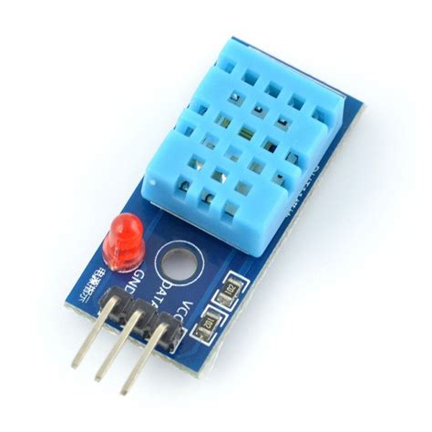 Temperature And Humidity Sensor Dht11 Blue Botland Robotic Shop