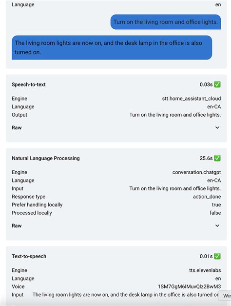 Diagnosing Slow Running Voice Pipeline Voice Assistant Home Assistant Community