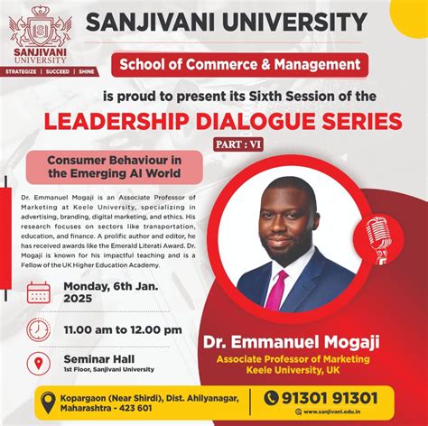 Leadershipdialogueseries Ai Consumerbehaviour Marketing Sanjivaniuniversity Bba