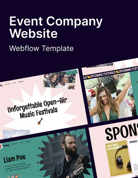 Frenzy Event Html5 Responsive Website Template