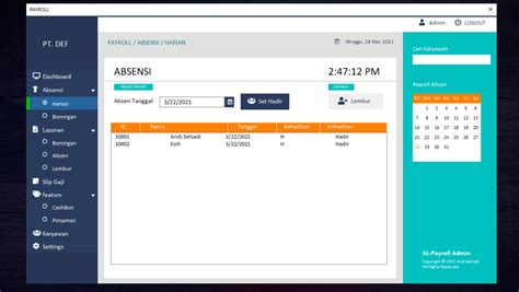 Aplikasi Excel Xl Payroll Andi Setiadi