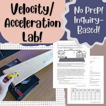 NO PREP Velocity And Acceleration Physics Exploration Lab TPT