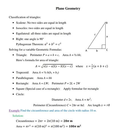 Introduction To Plane Geometry NoteXchange