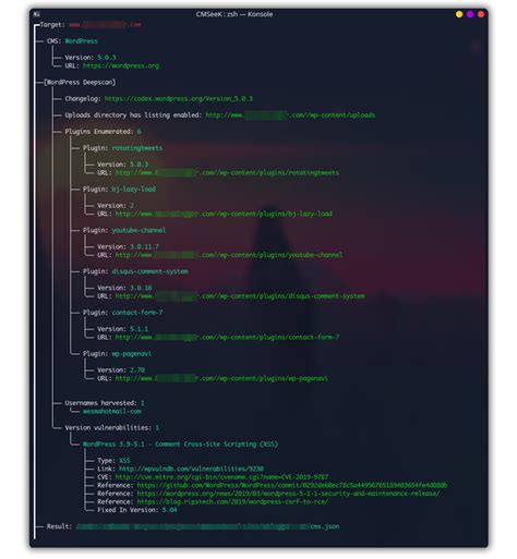 cmseek cms detection and exploitation suite scan wordpress joomla drupal and over 180 other