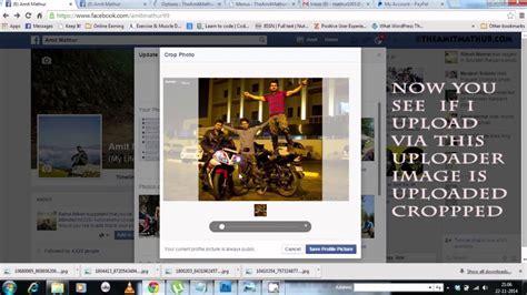 How To Upload Full Size Profile Picture Without Cropping On Facebook