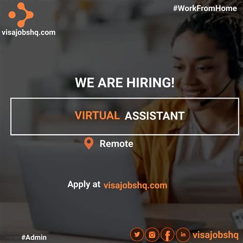 Virtual Assistant Remote Work From Home