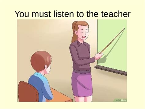 Презентация School Rules