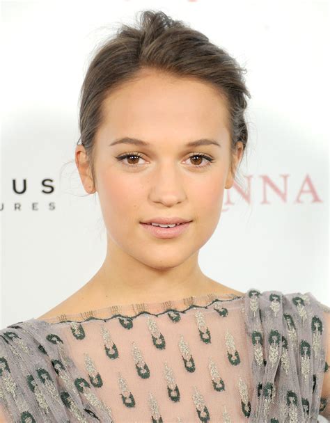 Proof That Swedish Actress Alicia Vikander Can Wear Any Hairstyle