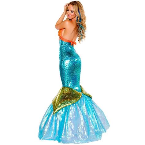 Blue Sexy Mermaid Halloween Costume Hot Mermaid Costume Seventhloves