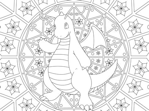 Ausmalbilder Pokemon Mandala