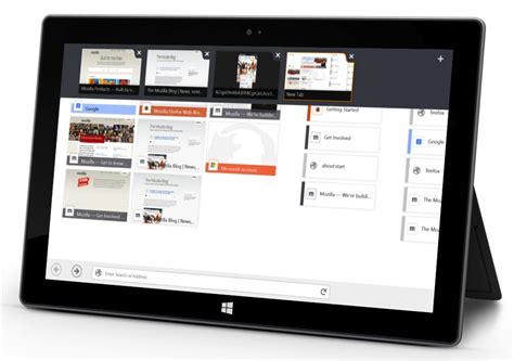 Mozilla Releases Beta Of Firefox For Windows 8 Touch