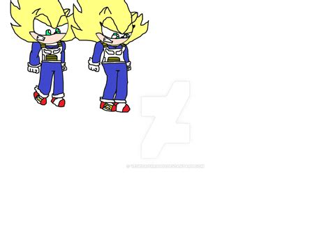 Ssj Sonic And Alternate Universe Ssj Sonic By Vegetaovr9000 On Deviantart