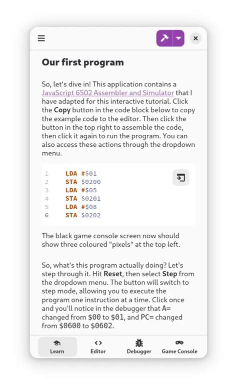 Learn 6502 Assembly Alternatives And Similar Software Alternativeto