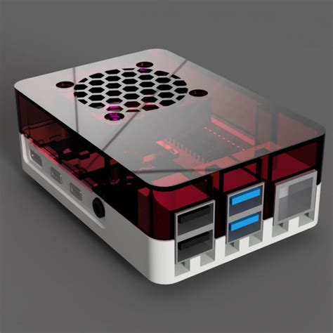 D Printable Raspberry Pi Case By Laszlo Molnar