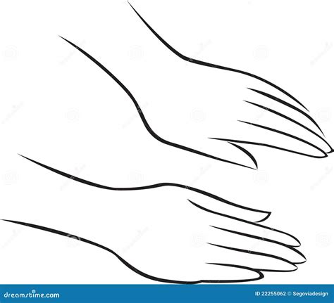 Hand Massage Stock Illustration Illustration Of Skin 22255062