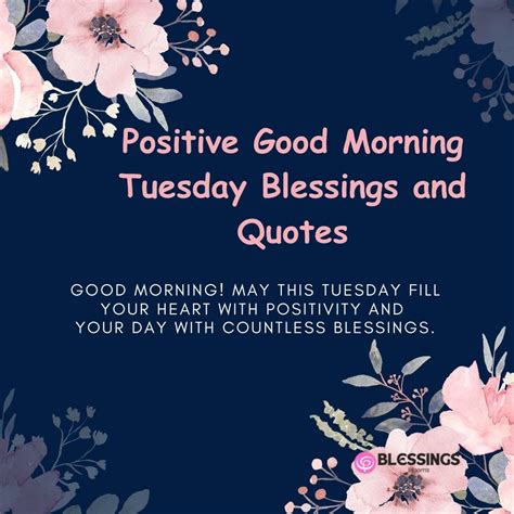 110 Positive Good Morning Tuesday Blessings Quotes