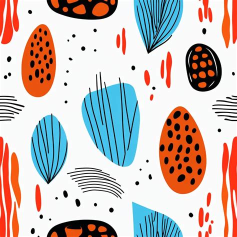 Vibrant Abstract Rectangular Shapes Seamless Pattern Design Playground