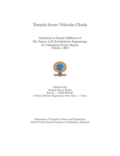 Towards Secure Vehicular Clouds Pdf